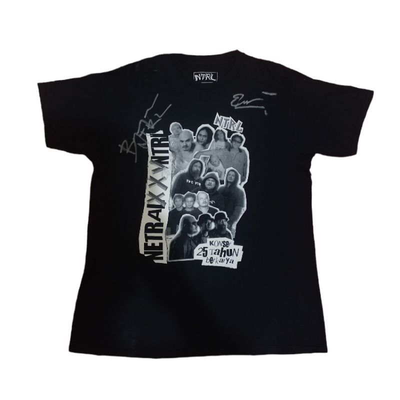 Jual KAOS BAND NETRAL NTRL + TANDA TANGAN BAGUS , ENO , COKI | Shopee ...