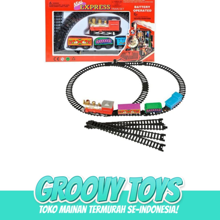Jual Mainan Anak Kereta Mini Express Train Set 1909-51-K | Shopee Indonesia