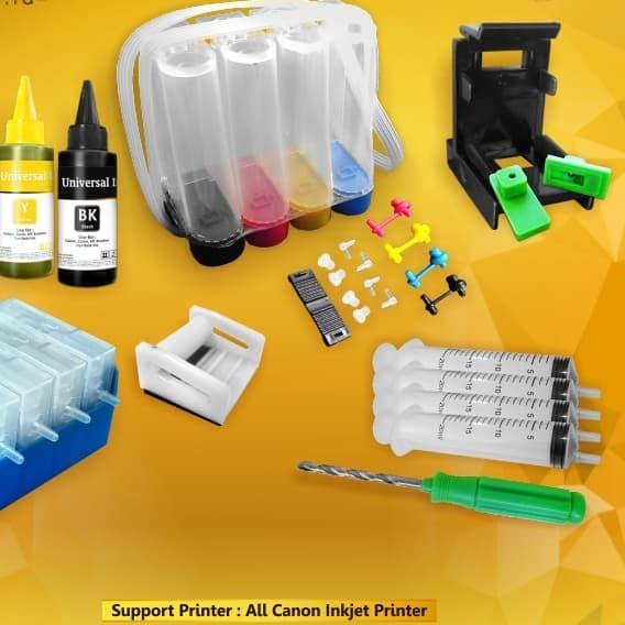Jual Paket Lengkap Infus Printer Canon Tabung Tinta Dumper Refill kit ...