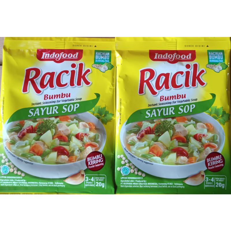 Jual racik bumbu sayur sop indofood 20gr | Shopee Indonesia