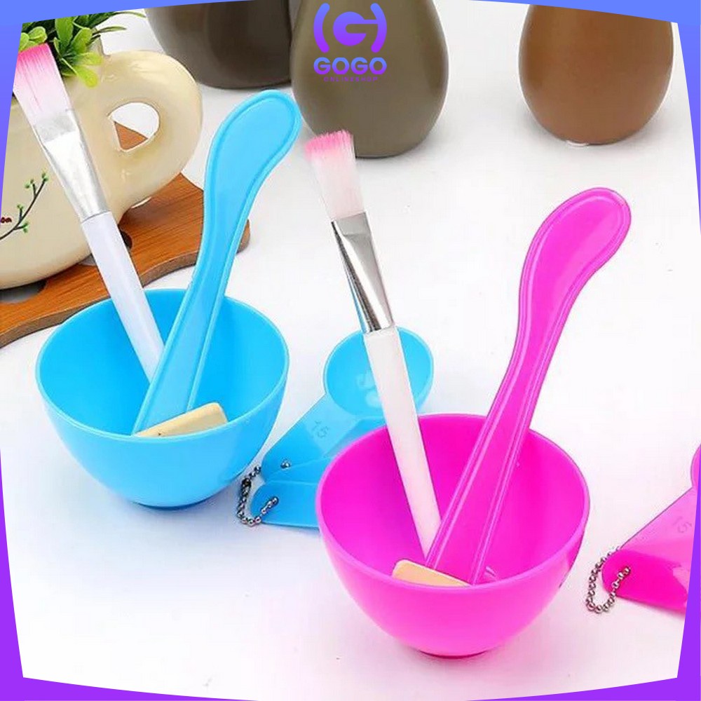 Jual GOGO-K28 Mangkok Masker Set 4IN1 / Mangkuk Masker Set Plus Kuas ...
