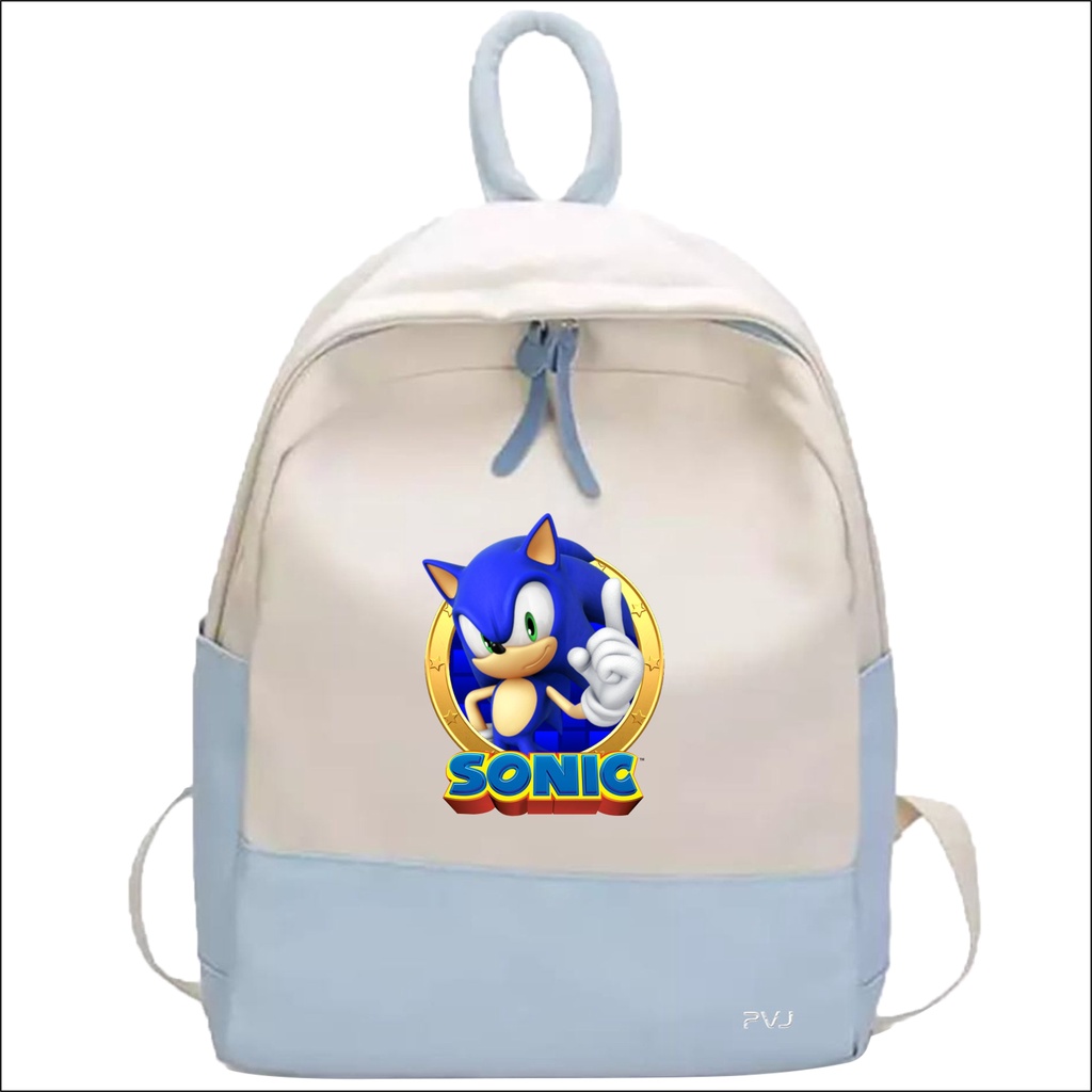 Jual PVJ Tas Ransel Anak Sekolah Laki Laki Motif Sonic | Shopee Indonesia