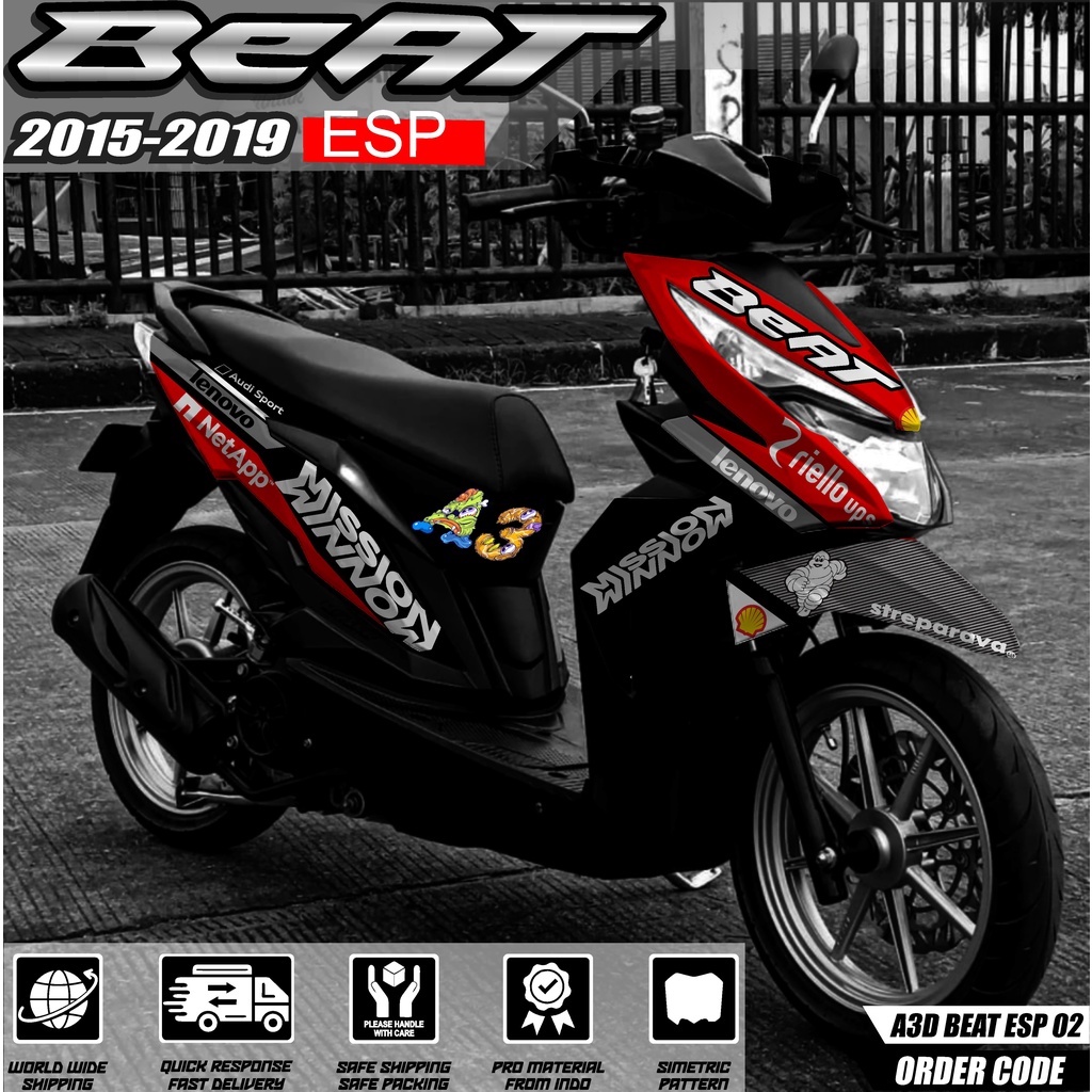 Jual Decal Sticker Beat Street Fullbody / Decal Beat Esp Fullbody Decal ...