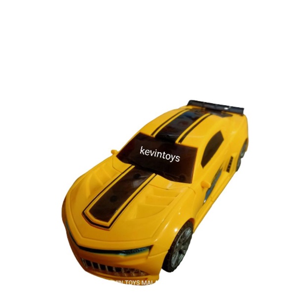 Jual TL05 Mainan mobil sport bumble bee 2 in 1 bisa jadi robot baterai ...