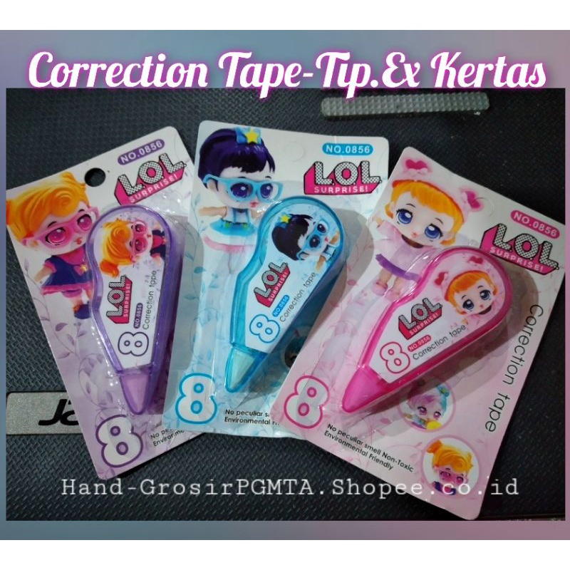 Jual Tipe Ex Kertas tip ex | Penghapus Kertas Karakter | Des90 | Shopee ...