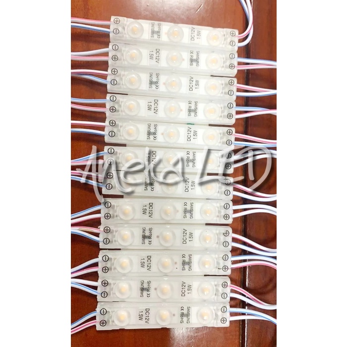 Jual Led Modul 3 Mata 2835 Tipe 6014 12v 1 5w Shopee Indonesia