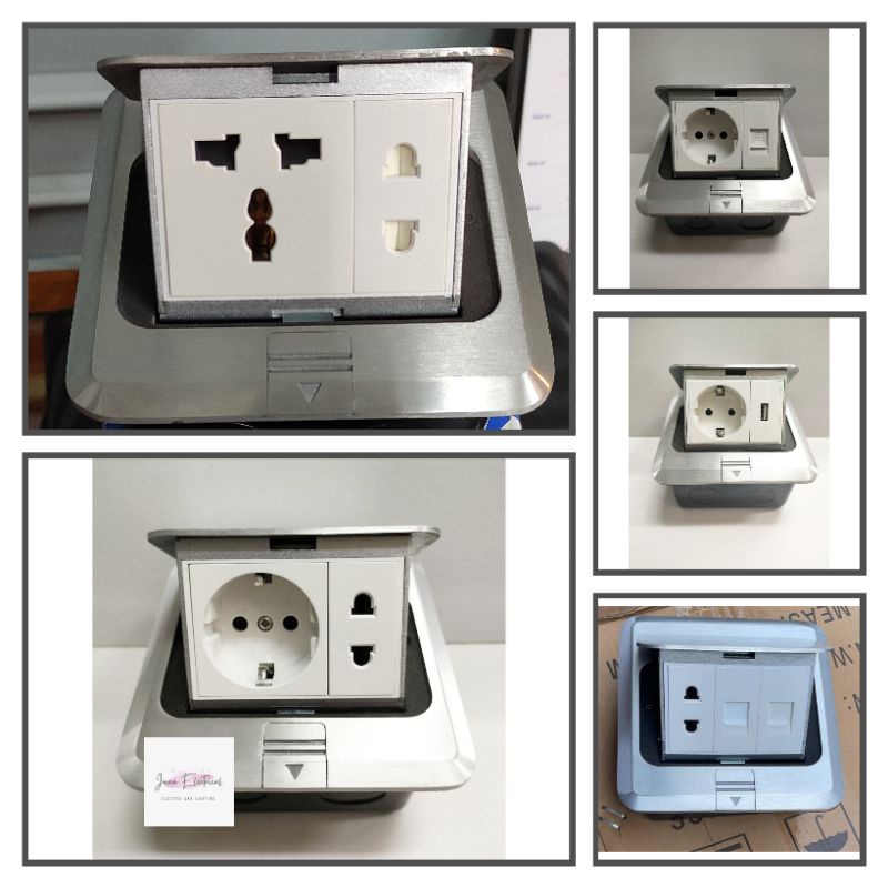 Jual STOP KONTAK LANTAI TANAM POP UP SOCKET ARDE UNIVERSAL DATA ...