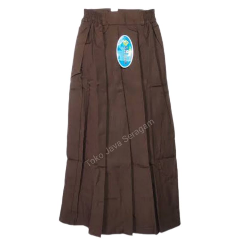 Jual Rok Seragam SD SMP SMA Panjang Pramuka Rempel MI MTs SMK MA Cokelat Merk Seragam Sekolah ...