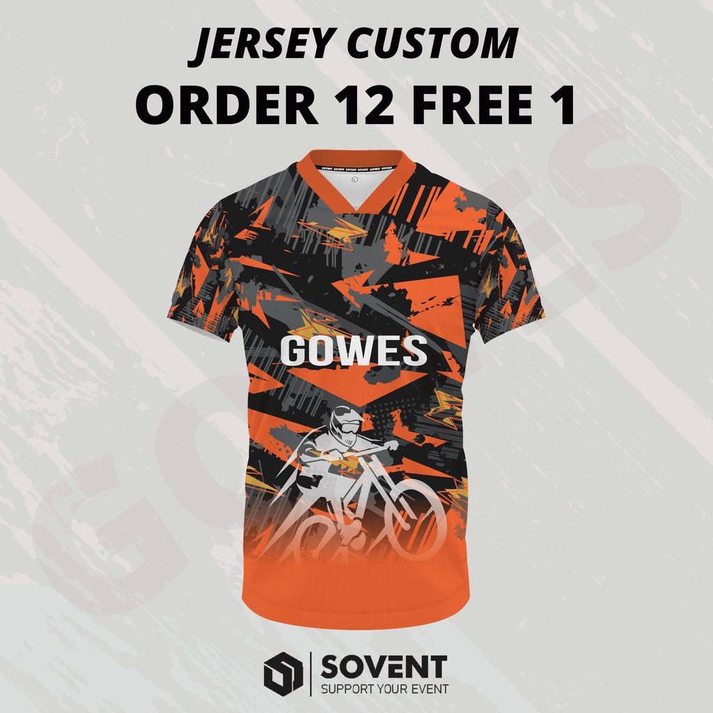 Jual JERSEY GOWES PRINTING - BISA CUSTOM DESAIN, NAMA, DAN LOGO ...
