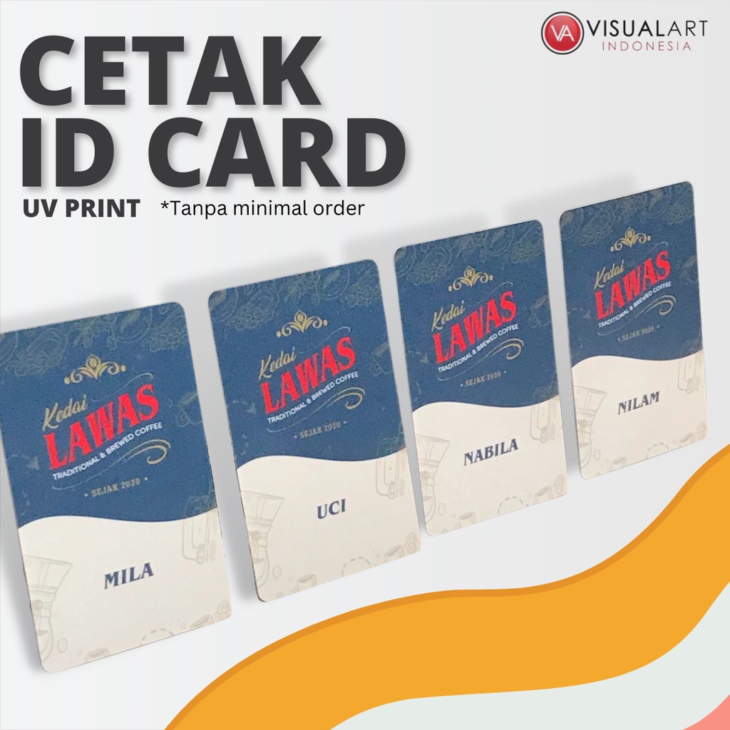 Jual CETAK ID CARD CUSTOM UV PRINT / CETAK KARTU NAMA / NAME TAG ...