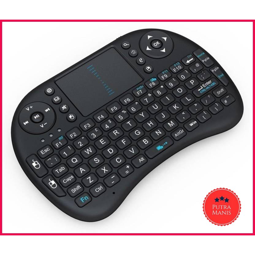 Jual Mini Wireless Keyboard Smart Android Tv Box STB Touch Pad Mouse ...