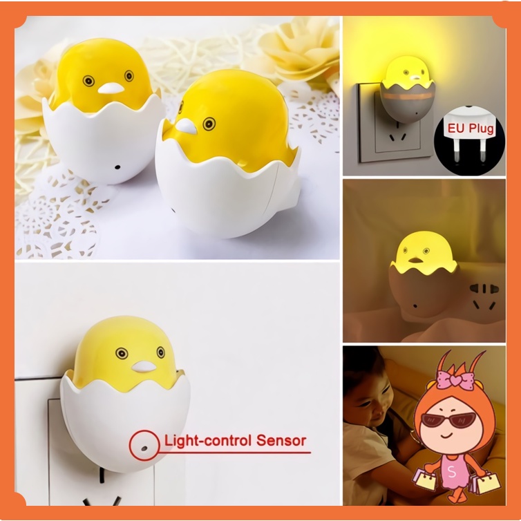 Jual Reseller Welcome - L5403 Lampu Tidur Telur Anak Ayam / Night Light ...