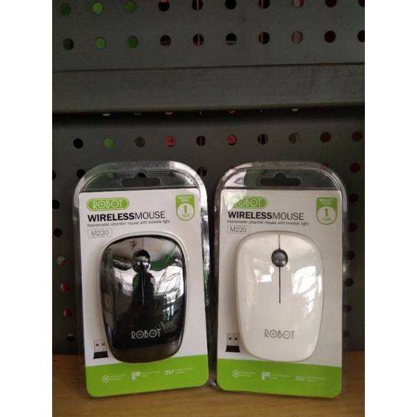 Jual MOUSE ROBOT M220 WIRELESS Original 100% | Shopee Indonesia