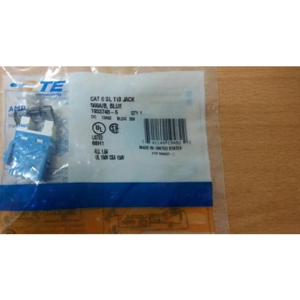 Jual AMP Modular Jack Cat6 ORI SL - Commscope | Shopee Indonesia