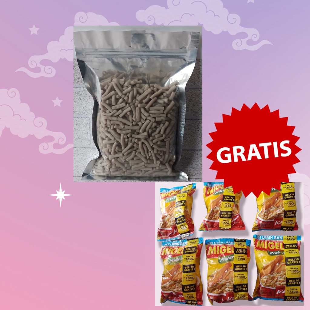 Jual Kerupuk pilus Mentah | kerupuk stick panjang | kerupuk putih ...