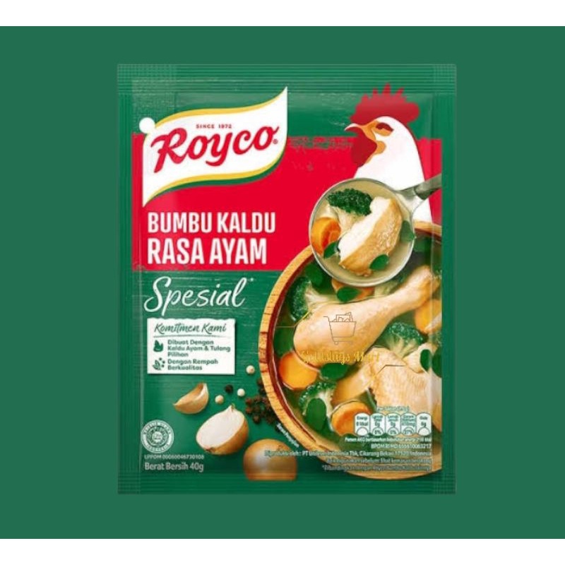 Jual GS Royco Kaldu Spesial Rasa Ayam 40gr / Tanpa Penguat Rasa ...