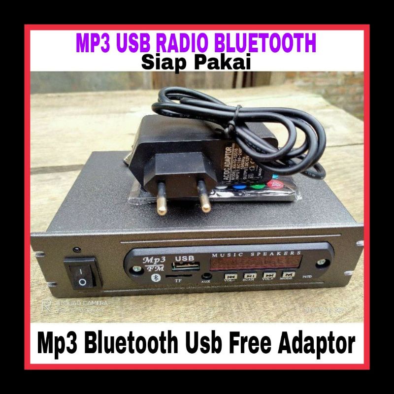 Jual mp3 bluetooth usb radio free adaptor+remot control | Shopee Indonesia