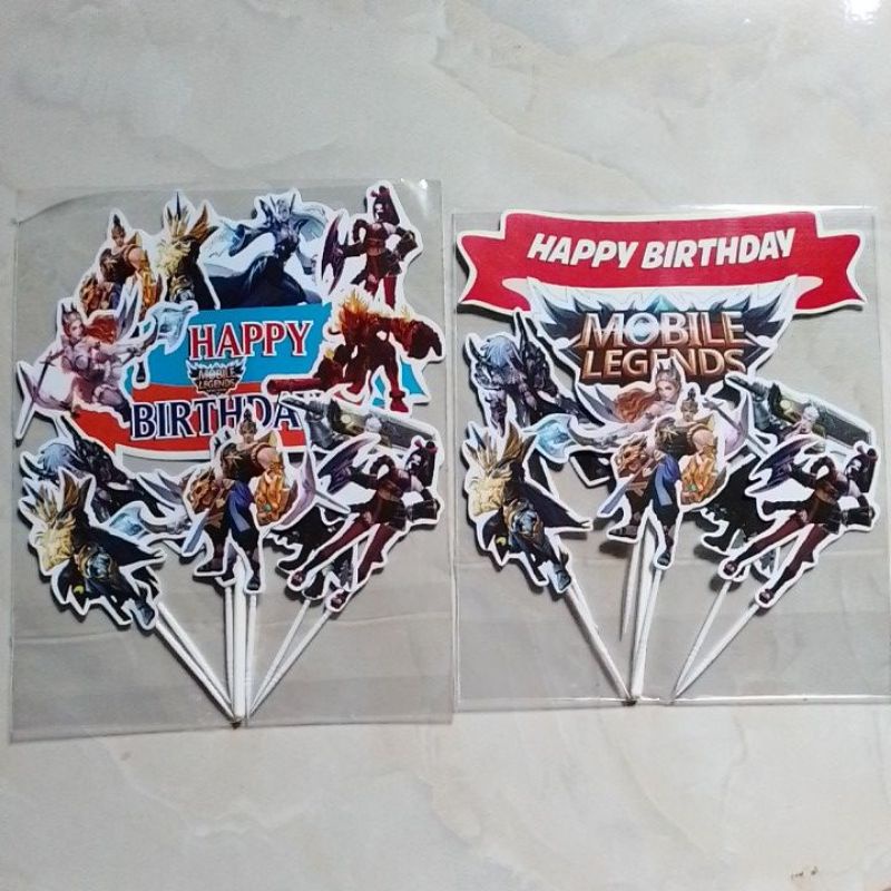 Jual TOPPER ulang tahun/hiasan kue tart MOBIL LEGEND | Shopee Indonesia