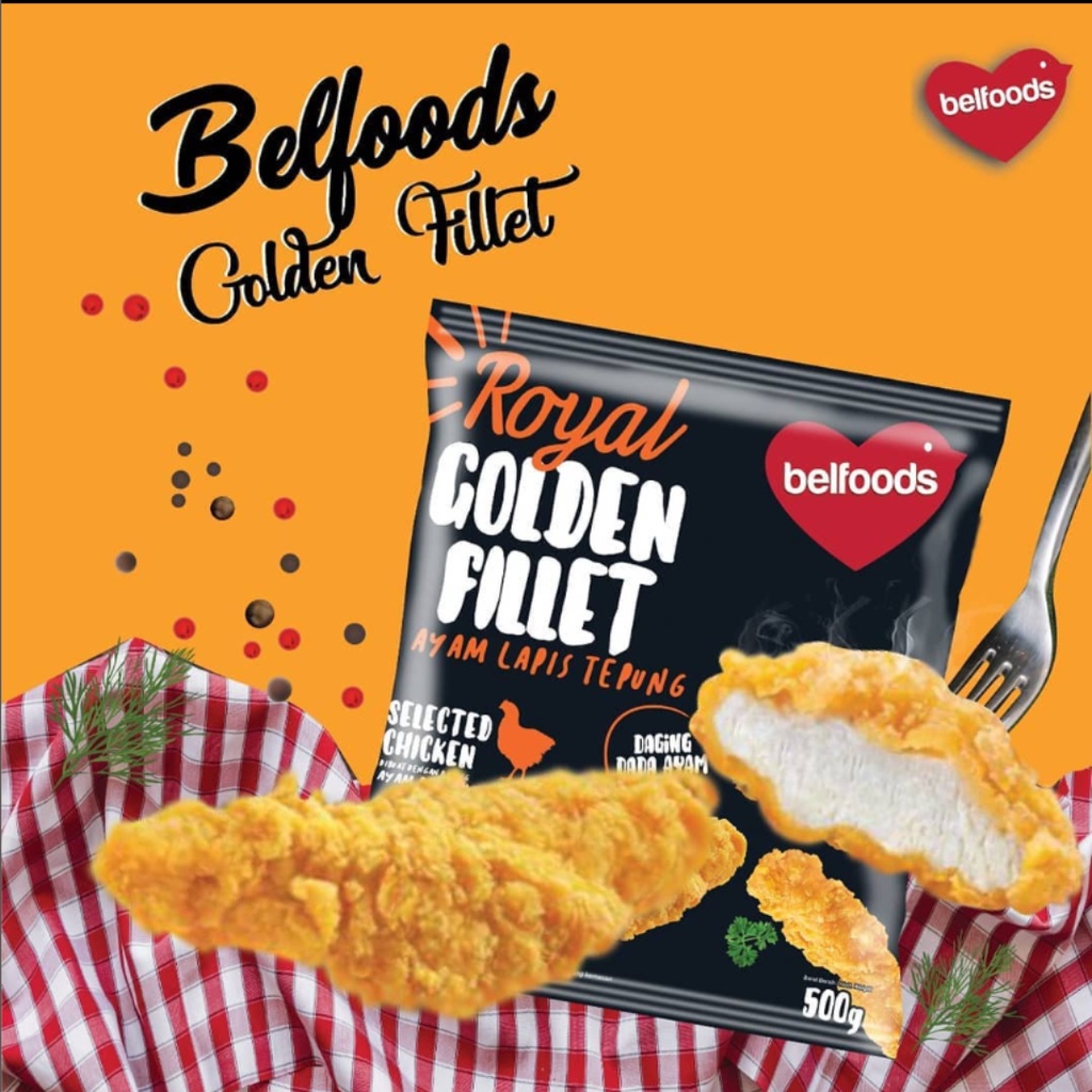 Jual Belfoods Royal Golden Fillet 250 gr Ayam Fillet Balut Tepung ...
