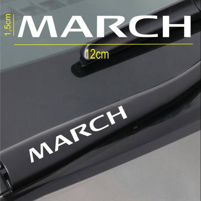 Jual Stiker Wiper Mobil Nissan March - Car Decal Sticker | Shopee Indonesia
