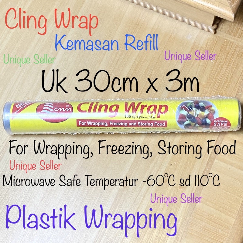 Jual Cling Wrap Refill CMM 30cm x 3m / Refill Cling Wrap 30cmx3m / Refill Cling Wrap 30 cm x 3 m ...