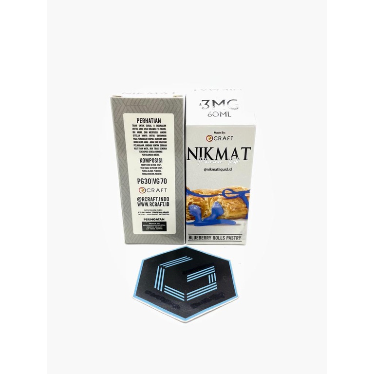 Jual Liquid Nikmat V2 BLUEBERRY ROLLS PASTRY 60ML by Rcraft Vape Cake ...
