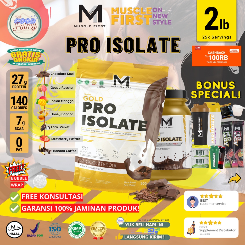 Jual Muscle First Pro Isolate 2 lbs 900 gram 25 Servings M1 MuscleFirst ...