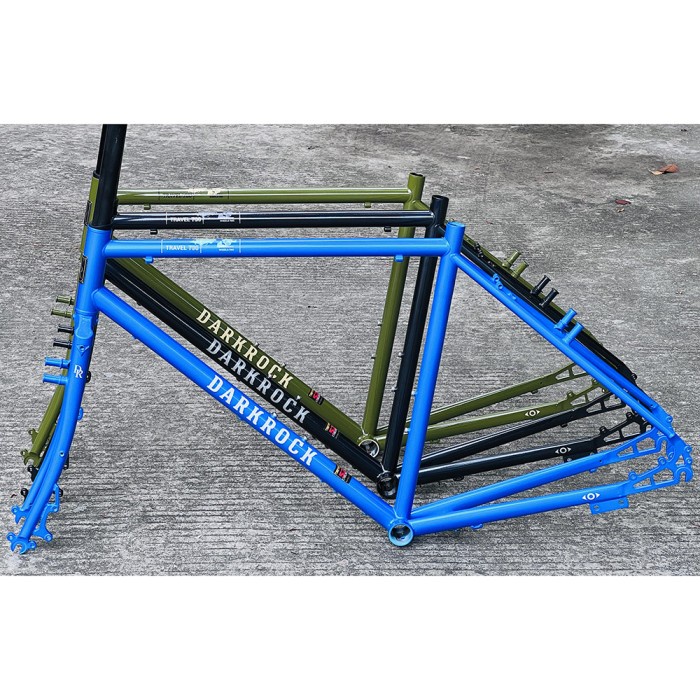 Jual Frame Frameset Darkrock Super Travel Reynolds 700C Gravel Touring ...