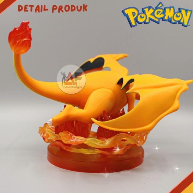 Jual Action figure Statue Pokemon Charizard effect PVC original custom ...