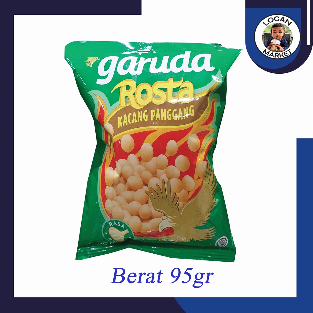Jual Garuda Rosta Kacang Panggang Rasa Bawang 95gram 95 gram | Shopee ...