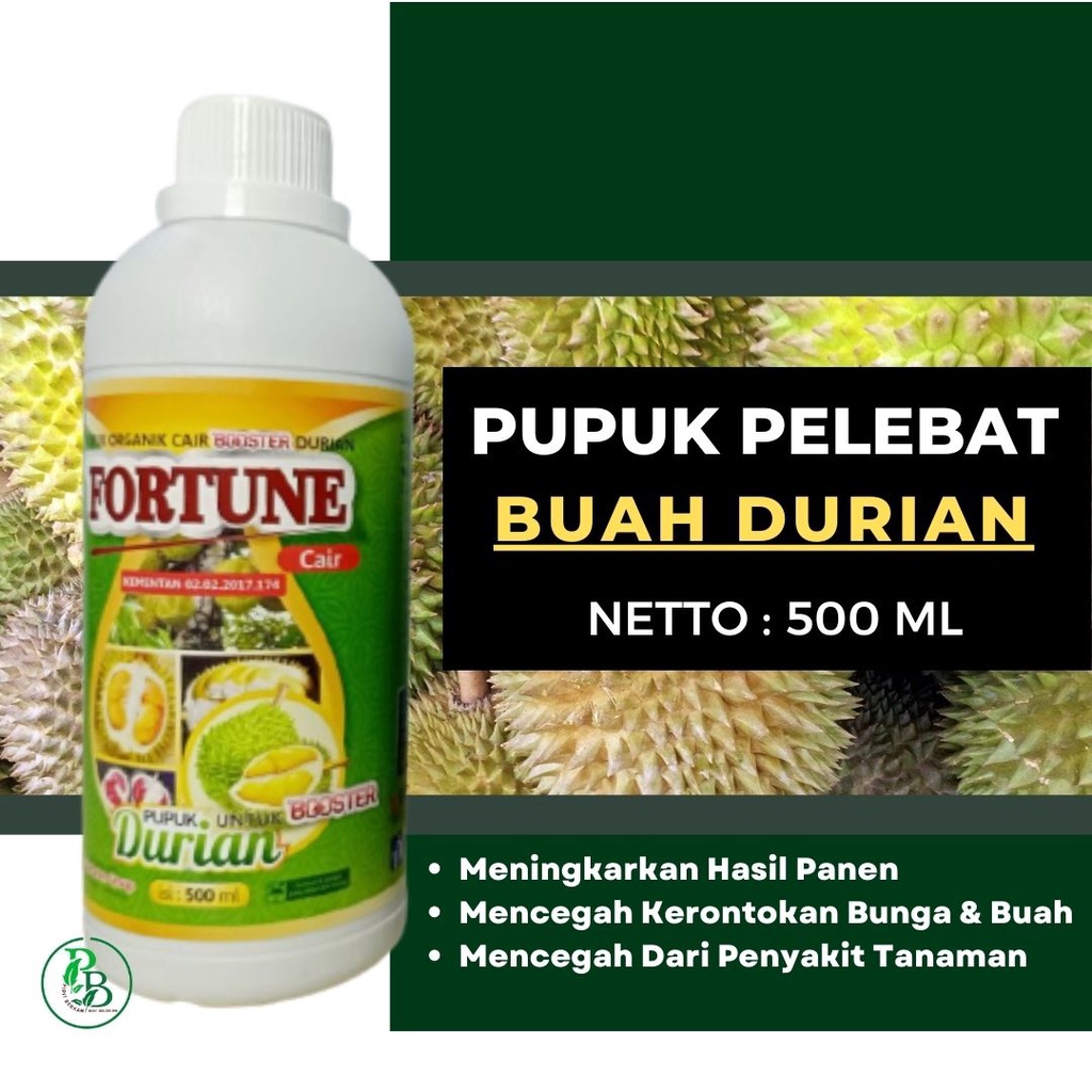 Jual Pupuk buah durian Mimang agar cepat berbuah, booster bibit durian motong cair 500 ml ...