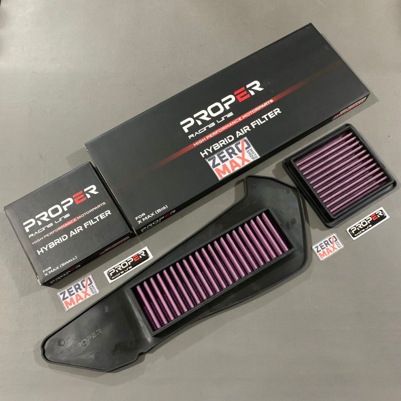 Jual Paket Filter Udara CVT Hybrid Proper Racing Line Yamaha XMAX X-MAX ...