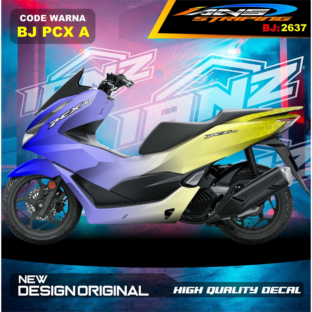 Jual STICKER FULL BODY PCX 160 / DECAL STICKER MOTOR HONDA PCX 150 ...