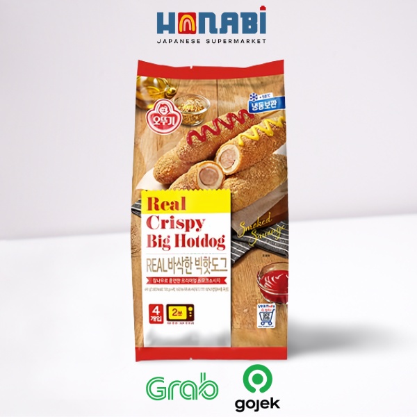 Jual Ottogi Real Crispy Fish Sausage Corndog Original 480g - Corndog ...
