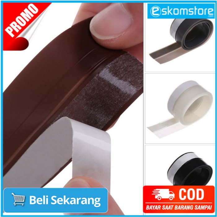 Jual Lakban Rubber Flex Door Seal Strip Bottom Waterproof 45MMx5M - TP39 | Shopee Indonesia