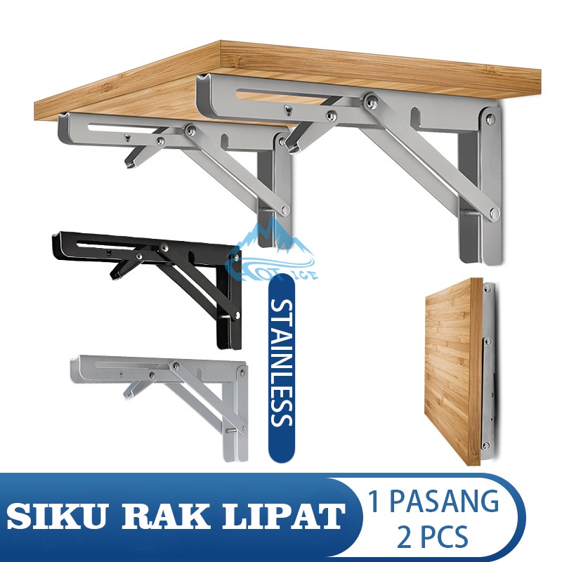Jual Bracket Engsel Siku Lipat Meja Siku Rak Lipat 8 10 12 14 inch ...