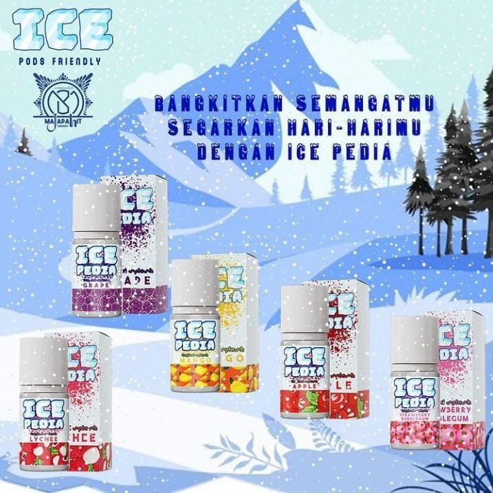Jual LIQUID 30ML ICE PEDIA SEMUA RASA TERSEDIA ICEPEDIA | Shopee Indonesia