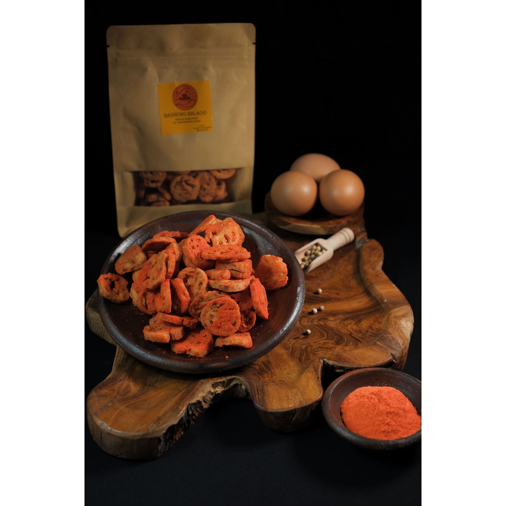 Jual BASRENG RASA BALADO / BALADO PEDAS KEMASAN 100 GRAM | Shopee Indonesia