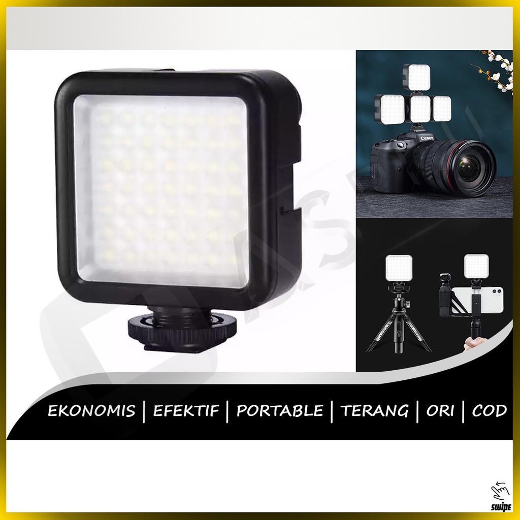 Jual LED Video Light Portable V1 Lampu Lamp Cahaya Sinar Terang Flash ...