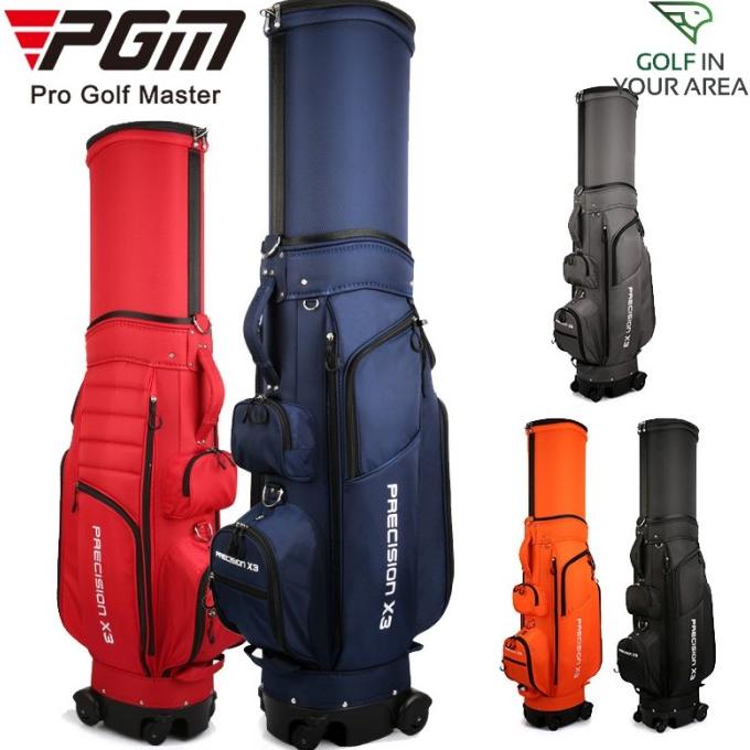 Jual Four Wheels Trolley Travel Cart Bag Golf Bag Tas Troli Golf 4 roda ...