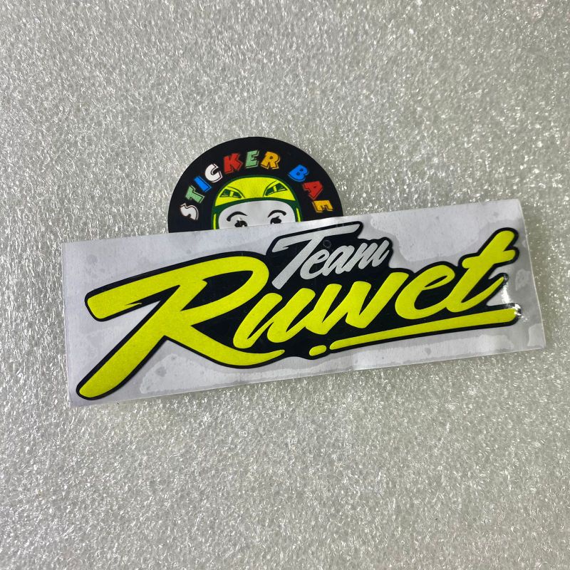 Jual Stiker team ruwet cuting sticker stickerr motor | Shopee Indonesia