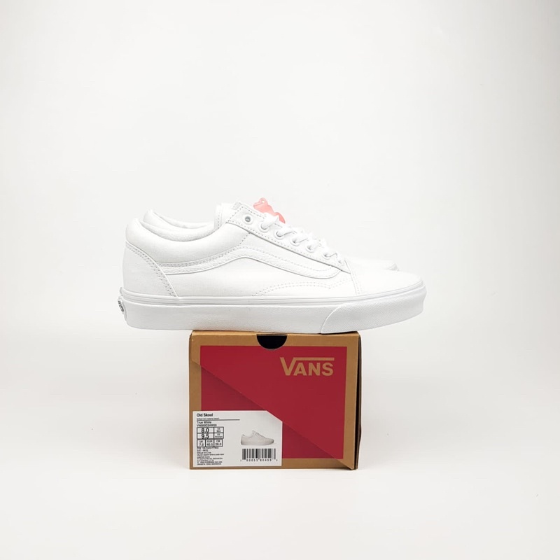 Jual Vans Old Skool True White Resmi Pt Navya Shopee Indonesia