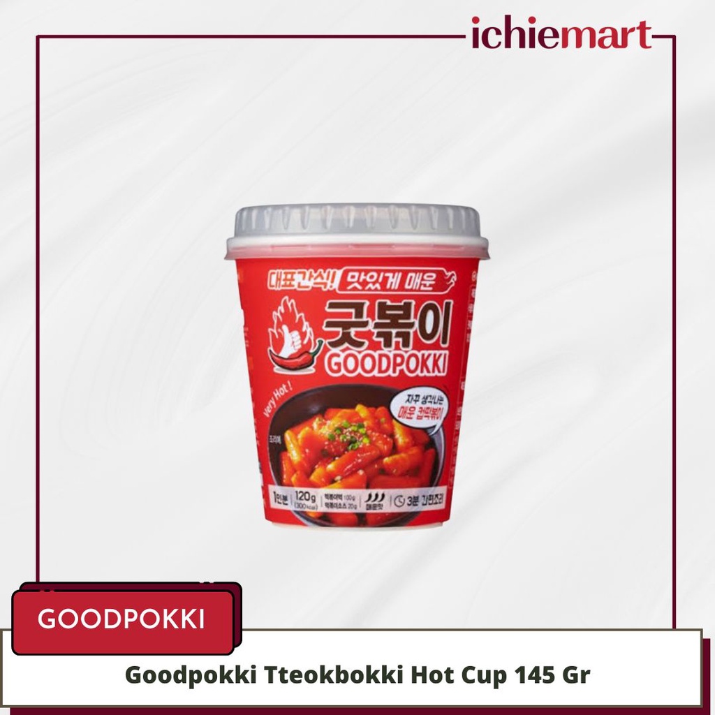 Jual Goodpokki Tteokbokki Hot Cup 145 Gr | Shopee Indonesia