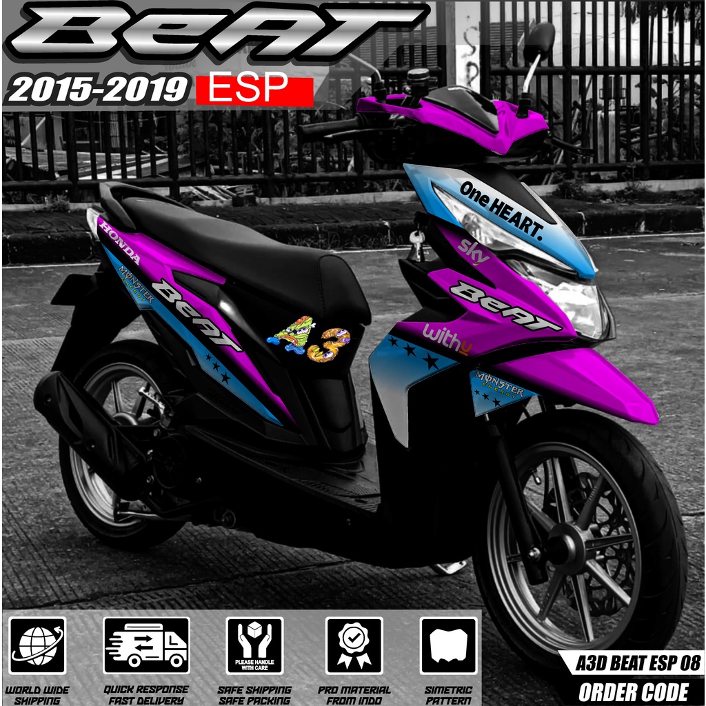 Jual Decal Sticker Beat Street Fullbody / Decal Beat Esp Fullbody Decal ...