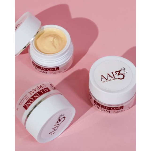 Jual APP3 CREAM ALL IN ONE kulit normal, mengatasi flek, jerawat, dll ...