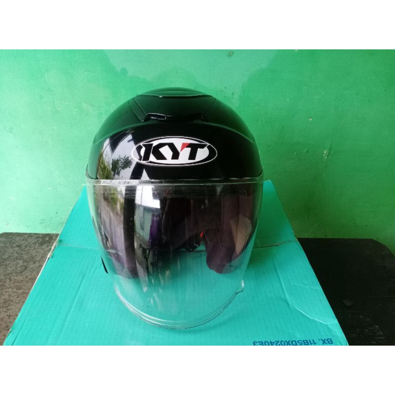 Jual KYT KYOTO HITAM GLOSSY | Shopee Indonesia