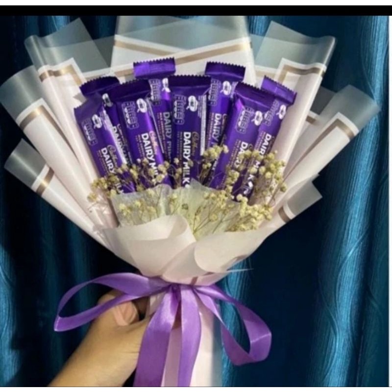 Jual Bucket Coklat Dairy Milk Cute Purple | Shopee Indonesia