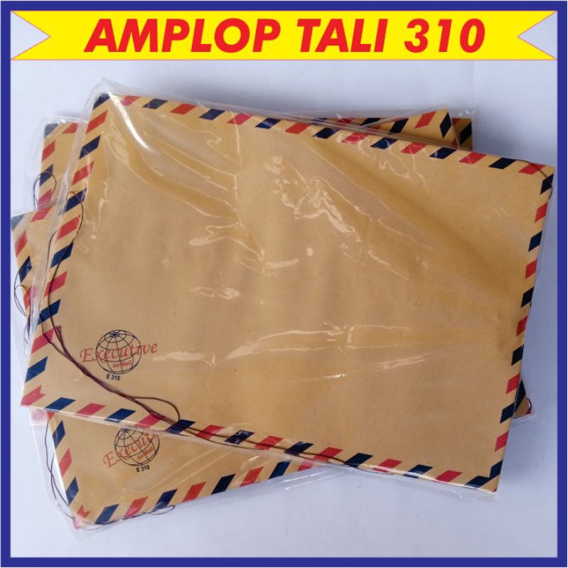 Jual AMPLOP COKLAT FOLIO TALI AIRMAIL 310 EXECUTIVE (10 Pcs) | Shopee ...