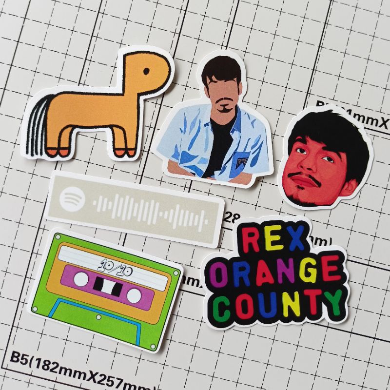 Jual Sticker Pack Musician Boy Pablo Olivia Rodrigo Rex Orange County ...