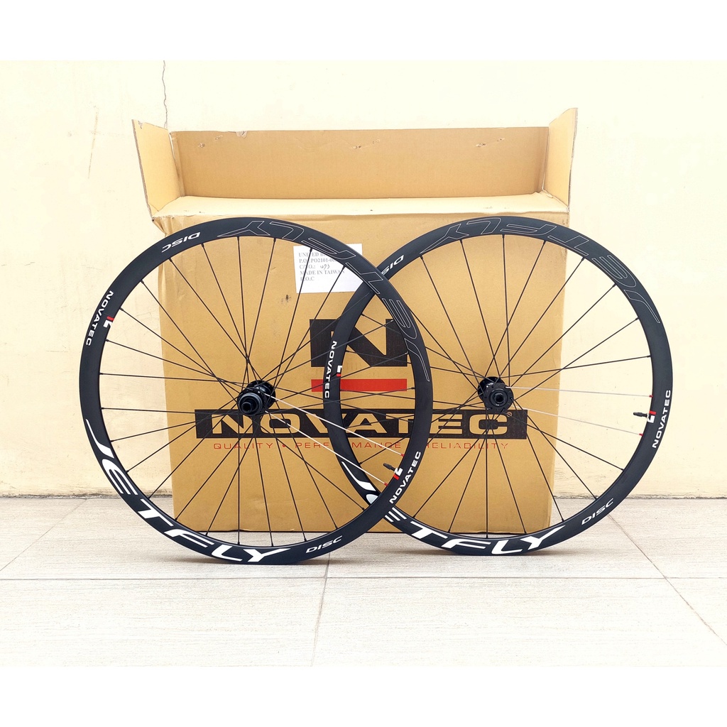 Jual Wheelset Novatec JETFLY Road Bike 700C Disc Brake Shimano | Shopee ...